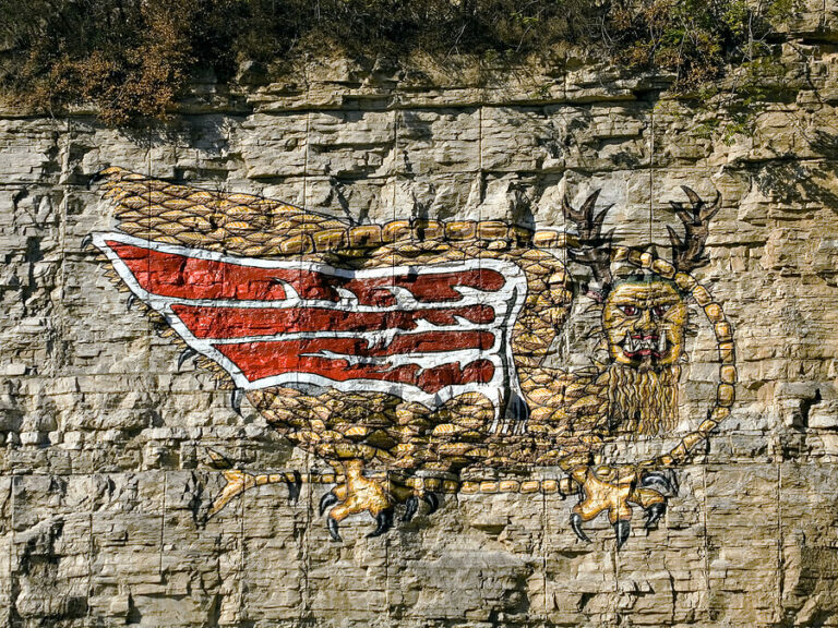 Piasa Bird: A Journey Through Native American Mythology - Symbol Sage