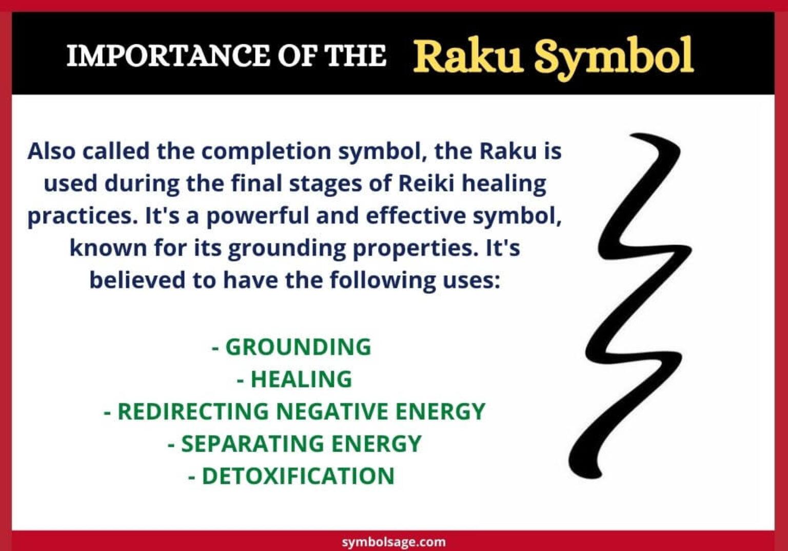 Raku Reiki Symbol – Meaning and Importance - Symbol Sage