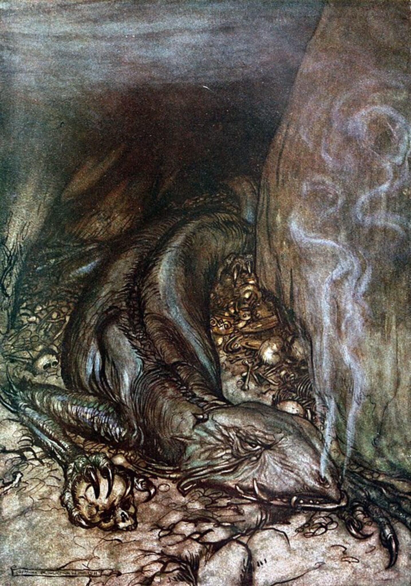Fafnir: The Norse Dragon's Journey from Greed to Doom - Symbol Sage