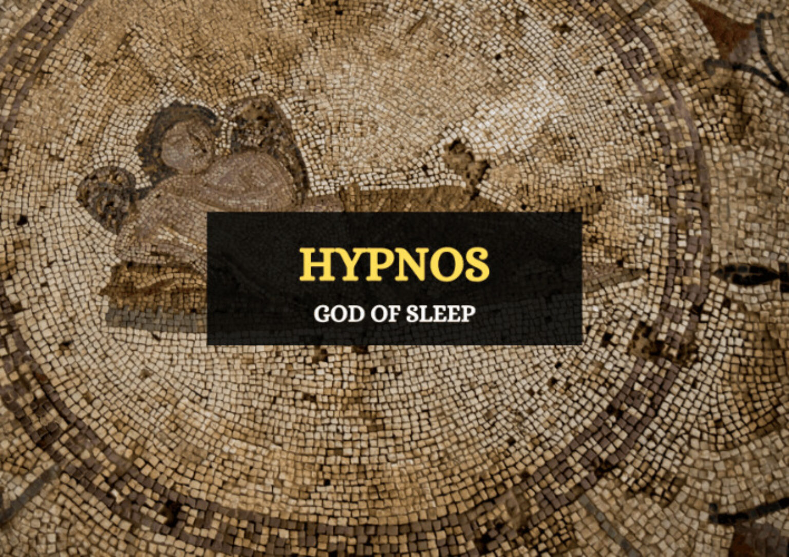 Hypnos of Greek Mythology: The Divine Personification of Sleep - Symbol ...