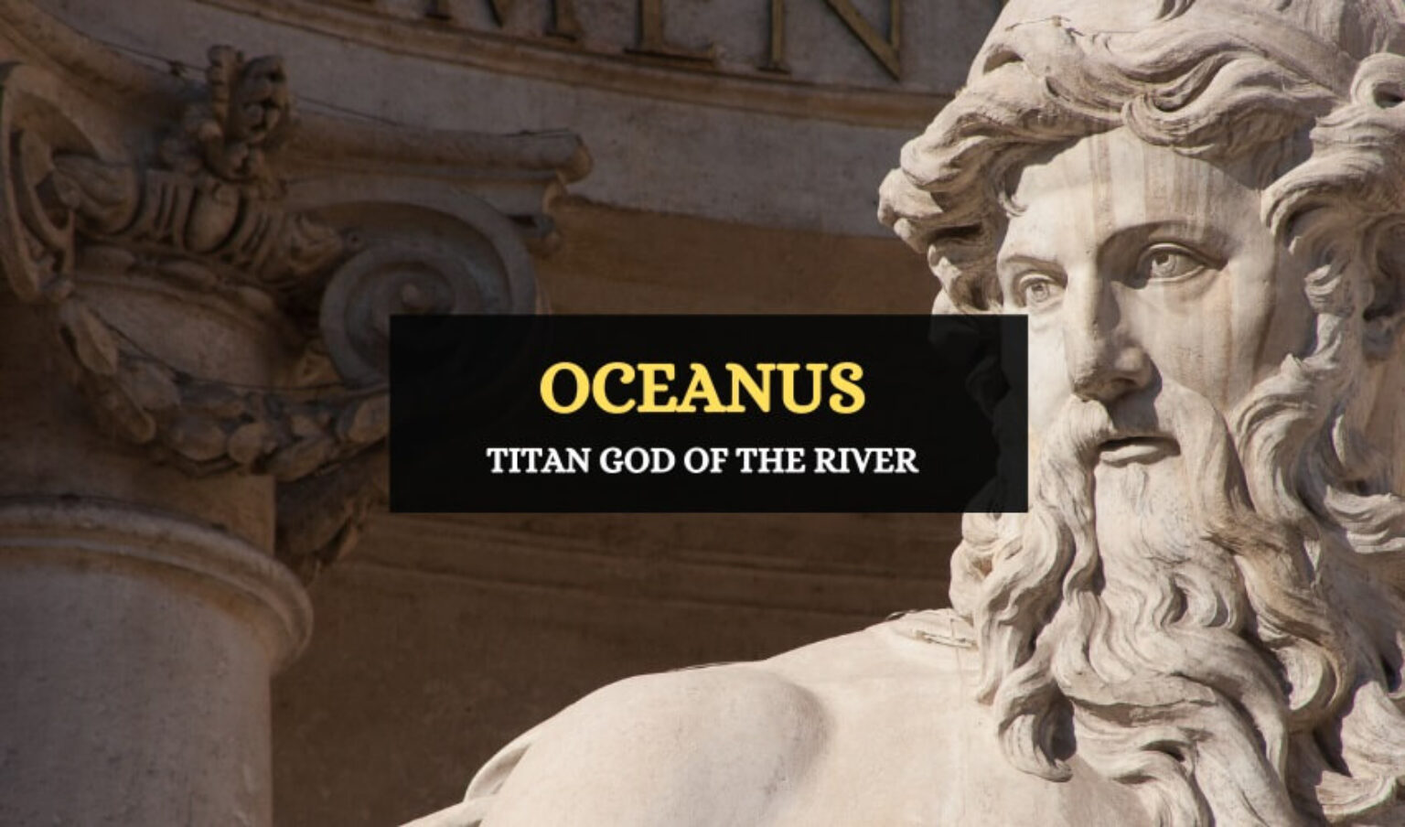 Oceanus – Titan God of the River - Symbol Sage