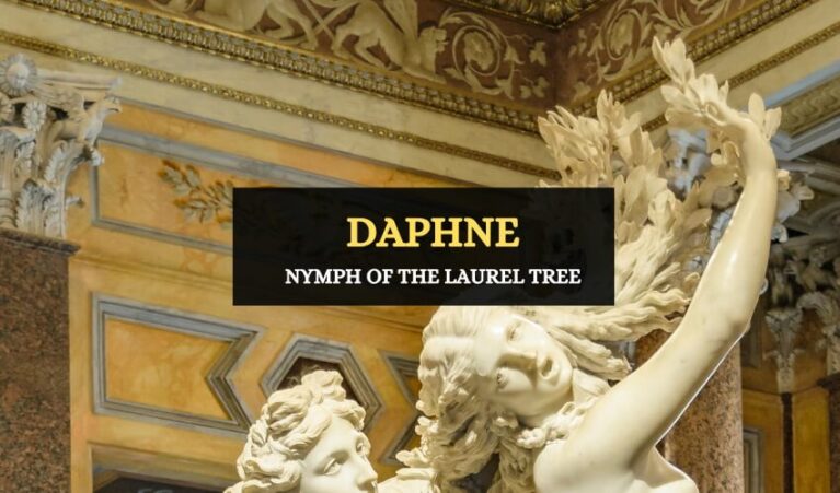 Pursued by Apollo: The Tale of Daphne's Escape Greek mythology - Symbol ...