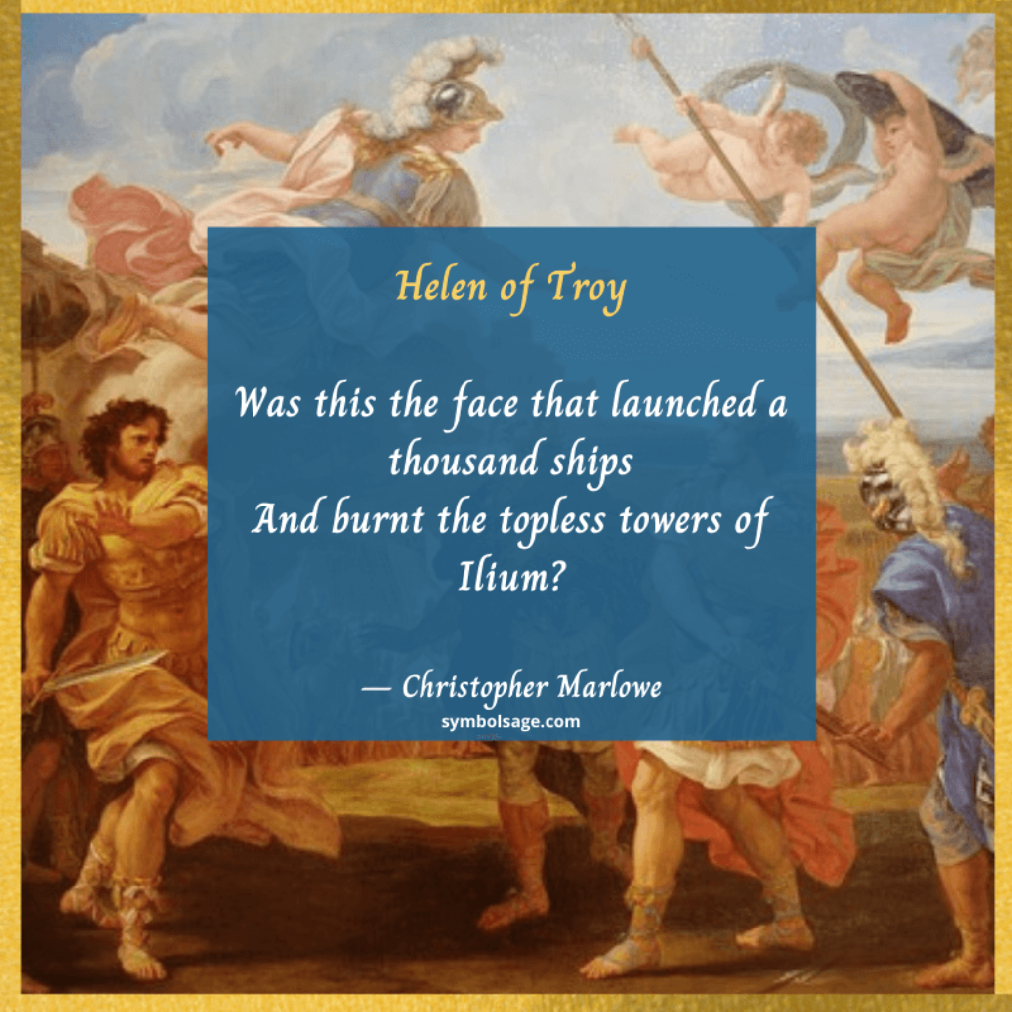 Helen of Troy – The Face that Launched a Thousand Ships - Symbol Sage