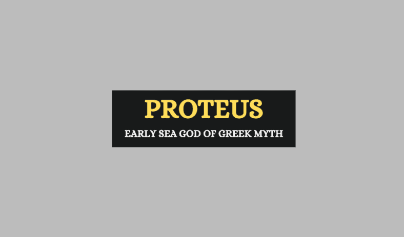 Proteus - Greek Mythology - Symbol Sage