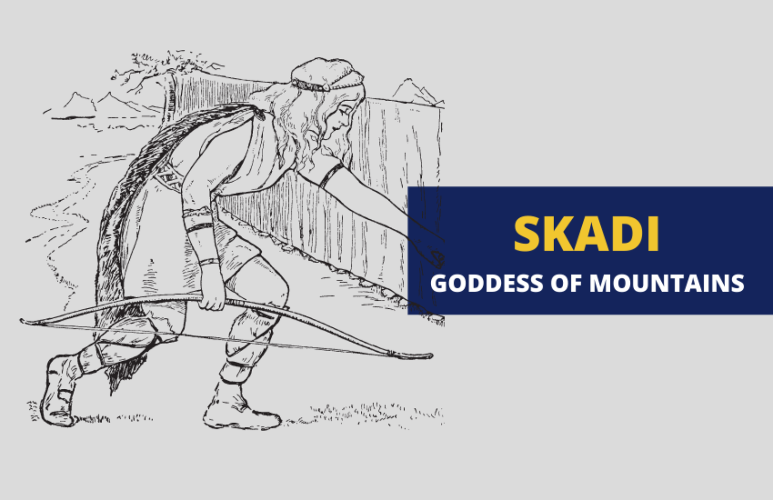 Skadi – Norse Goddess of Mountains and Hunting - Symbol Sage