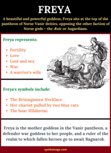 Freya – Nordic Goddess of Love, Fertility, Sex and War - Symbol Sage