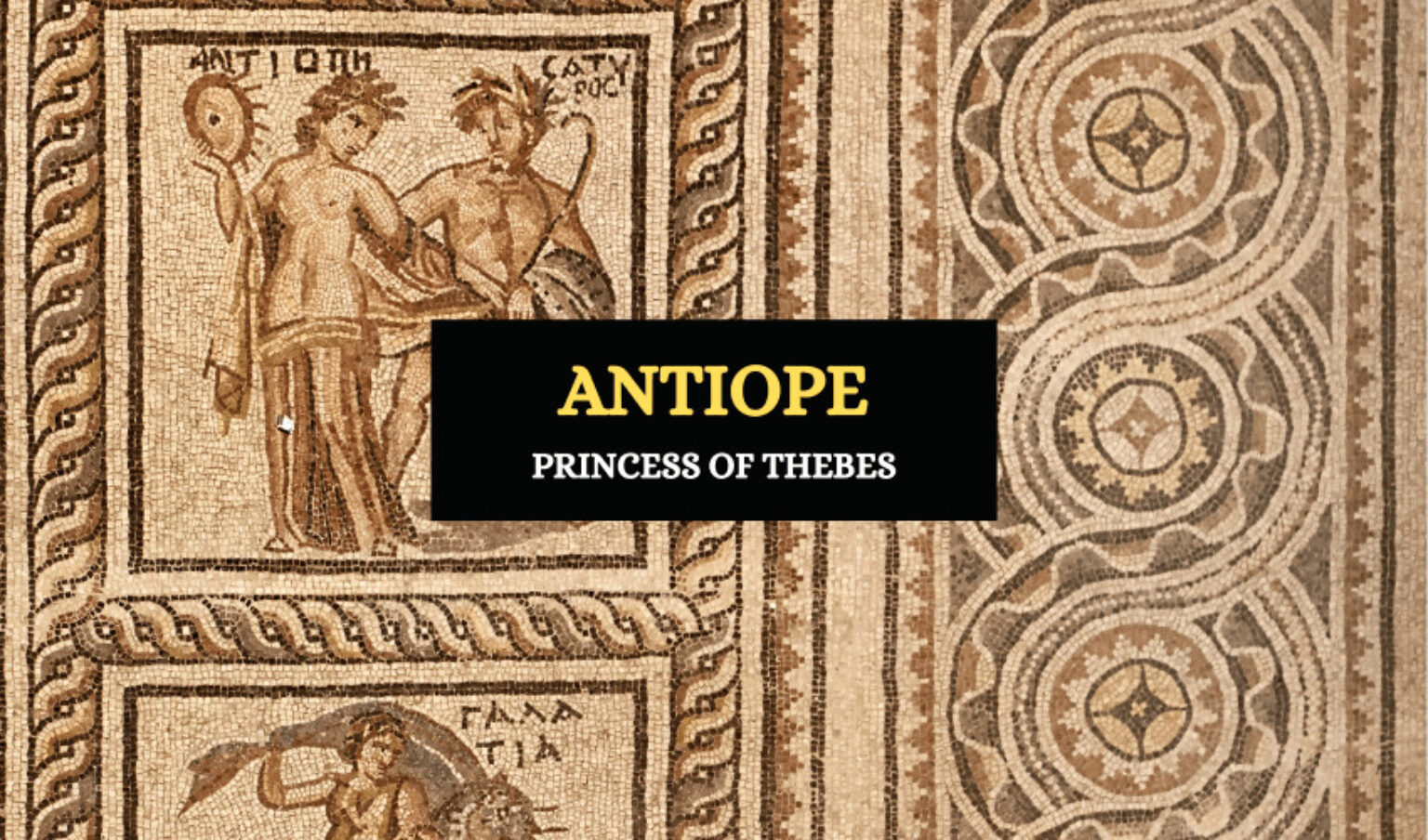 Antiope – The Beautiful Princess of Thebes in Greek Mythology - Symbol Sage