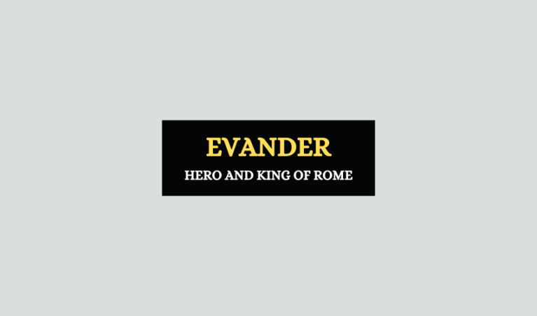 Evander – Roman Mythology - Symbol Sage