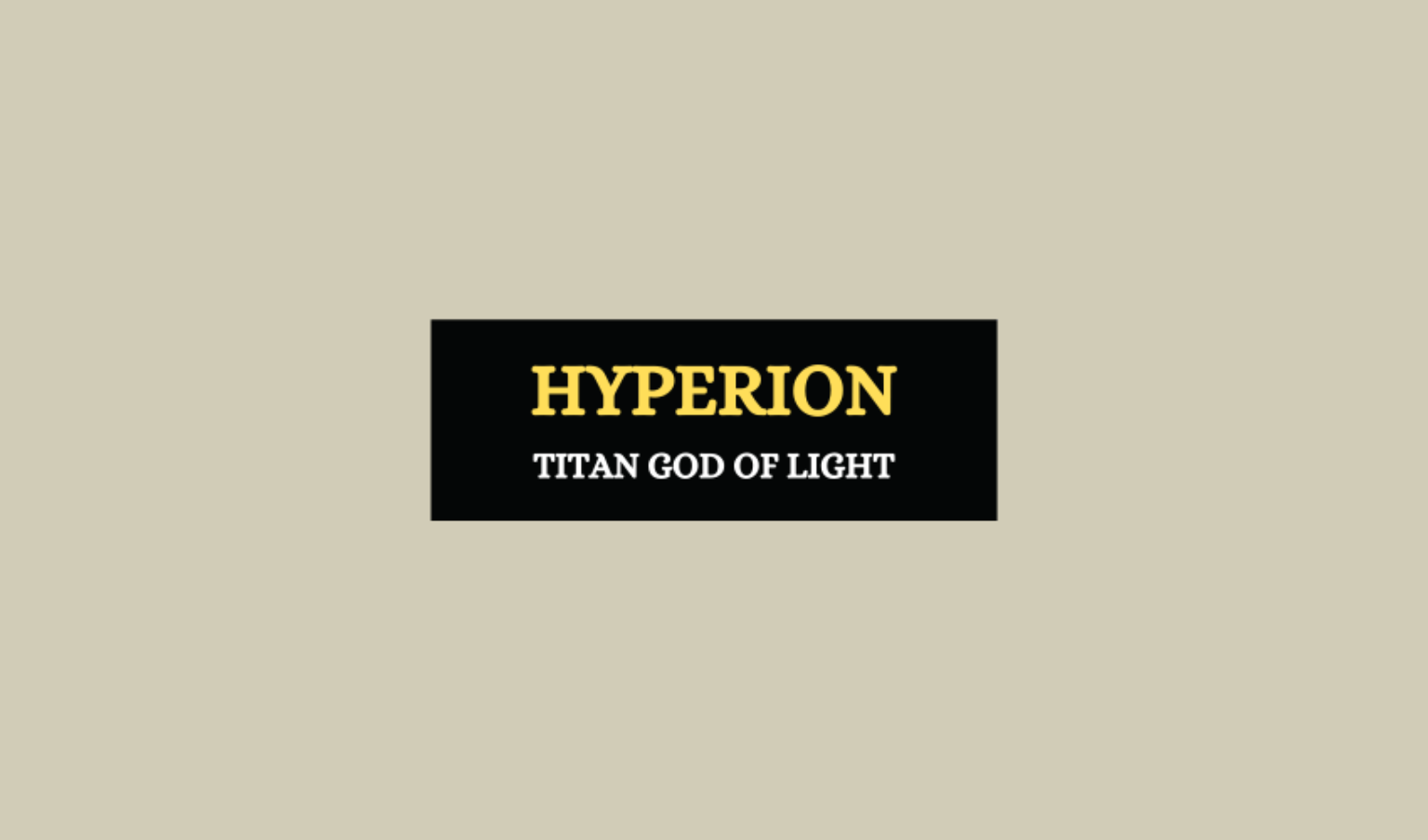 Hyperion – Titan God of Heavenly Light in Greek Mythology - Symbol Sage