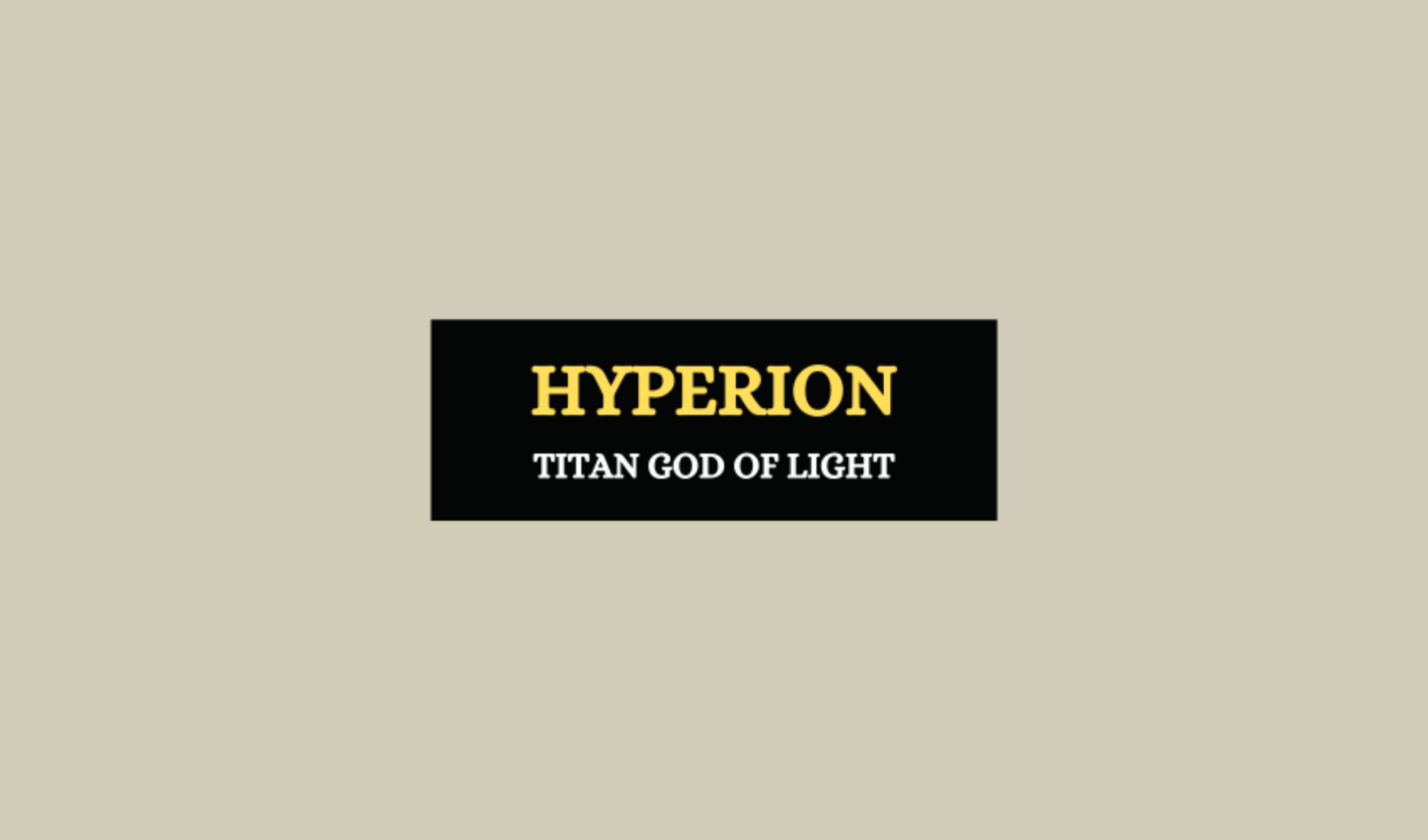 Hyperion – Titan God of Heavenly Light in Greek Mythology - Symbol Sage