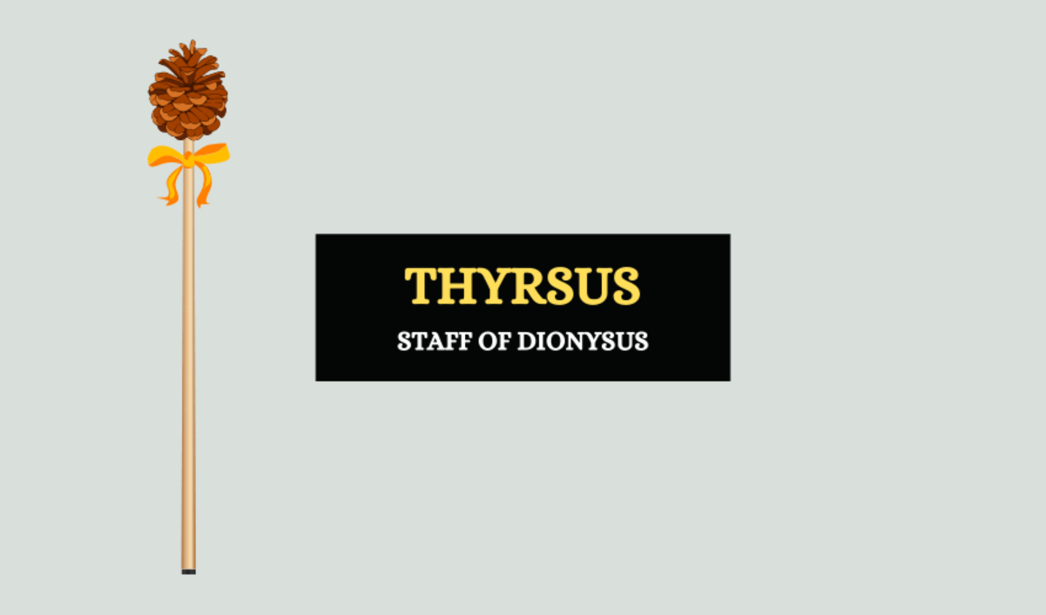 The Thyrsus Staff – What Is It Exactly? - Symbol Sage