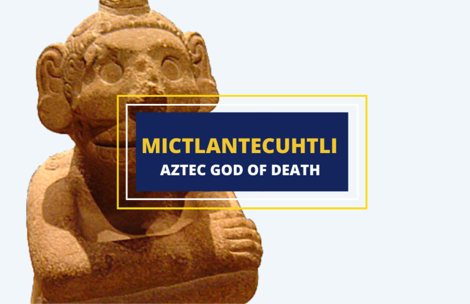 Mictlāntēcutli - The Aztec God of Death - Symbol Sage