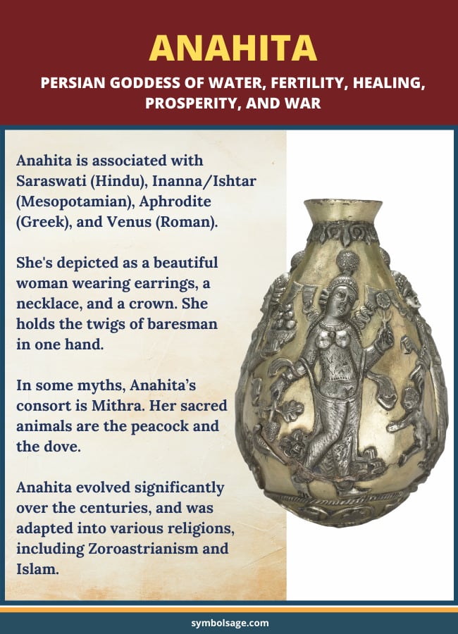 Anahita The Persian Goddess Of Fertility And War Symbol Sage Anahita The Persian Goddess Of Fertility And War Symbol Sage