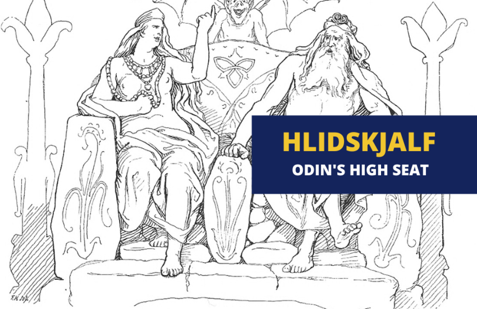 Hlidskjalf – The High Seat of the Allfather Odin - Symbol Sage