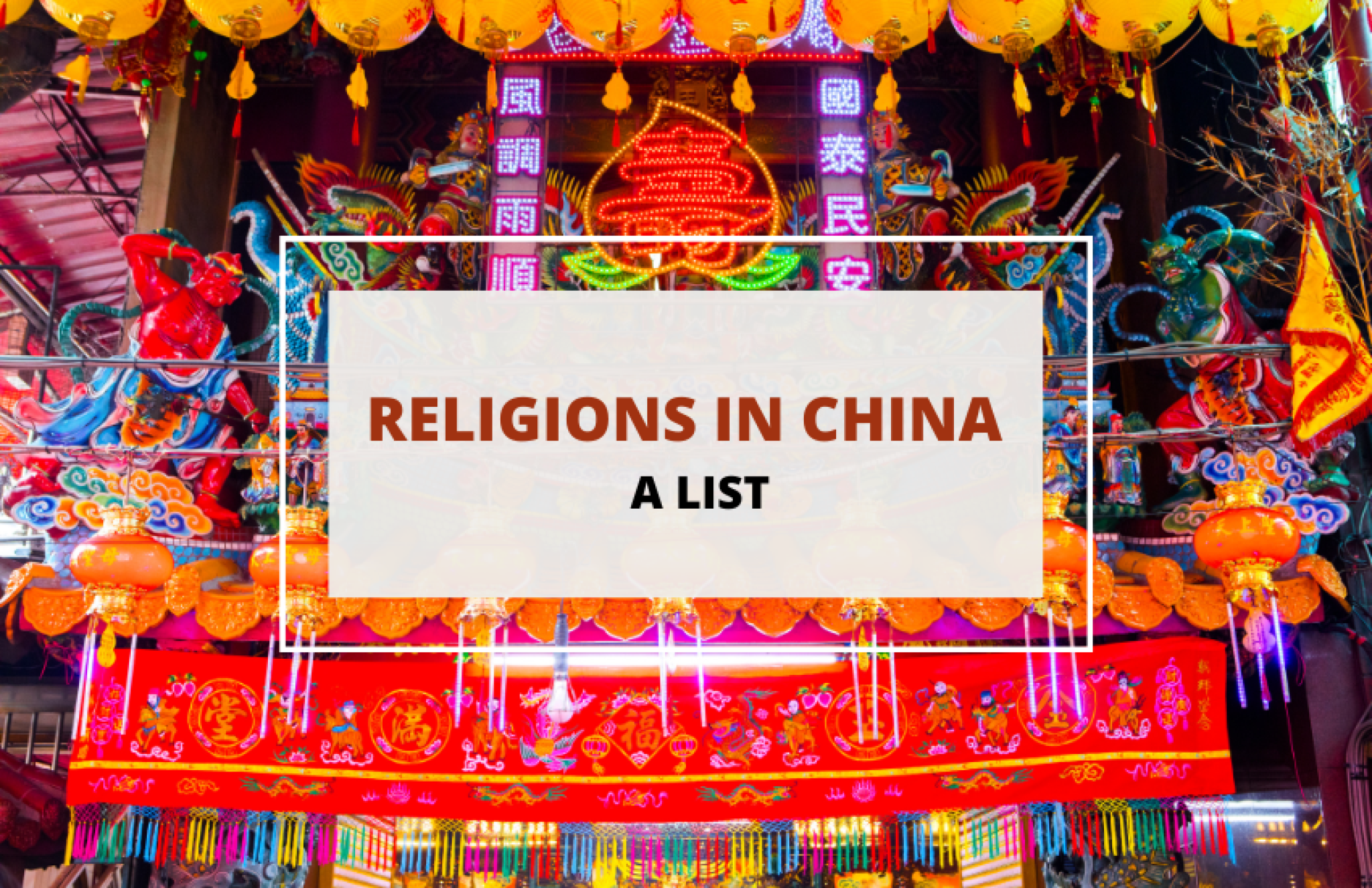 List of Religions in China – What You Need to Know - Symbol Sage