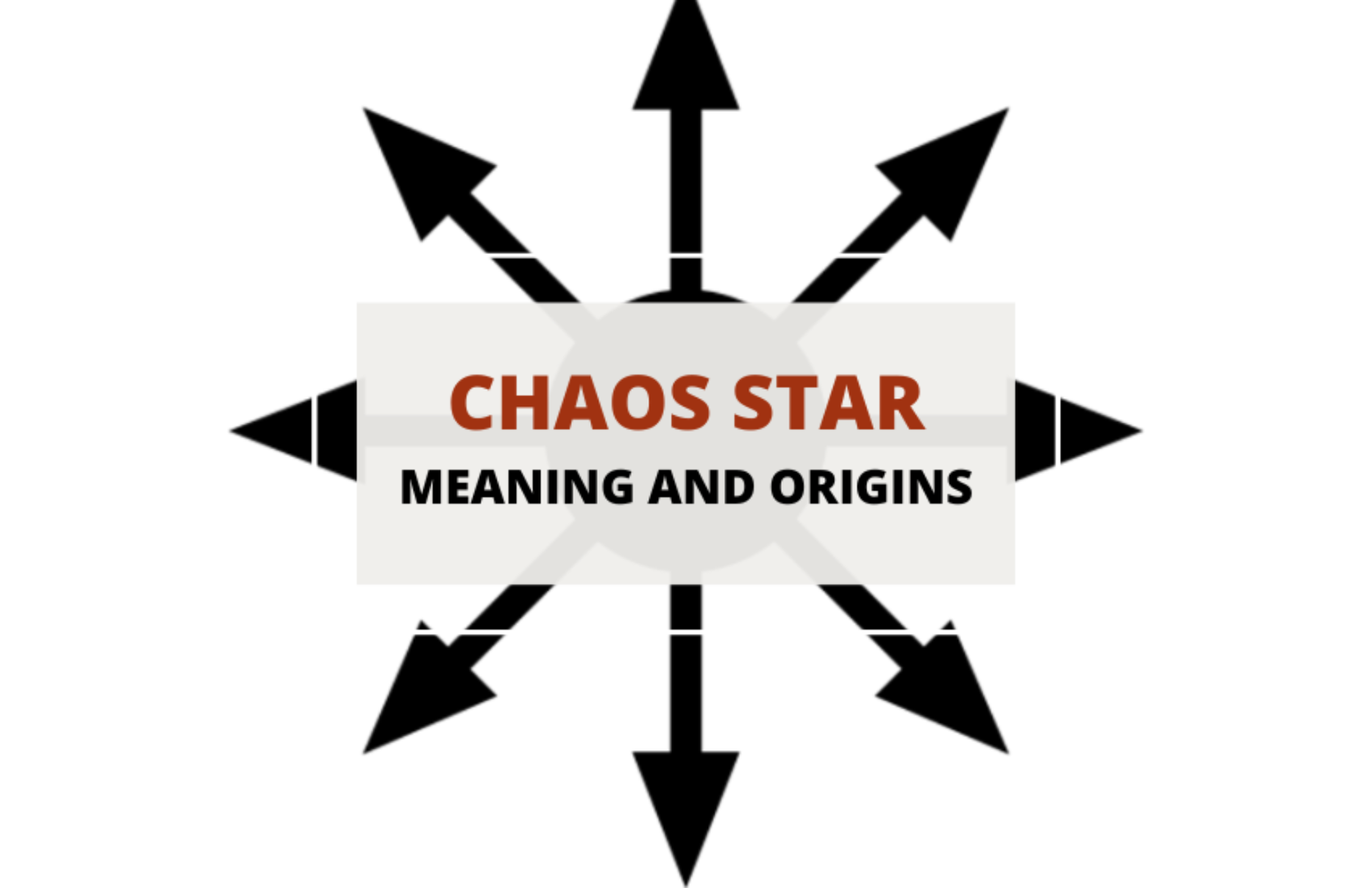 Chaos Star – What Does It Mean and Where Did It Originate? - Symbol Sage