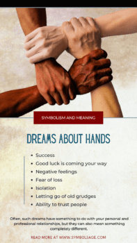 Dreaming about Hands – Meaning and Symbolism - Symbol Sage