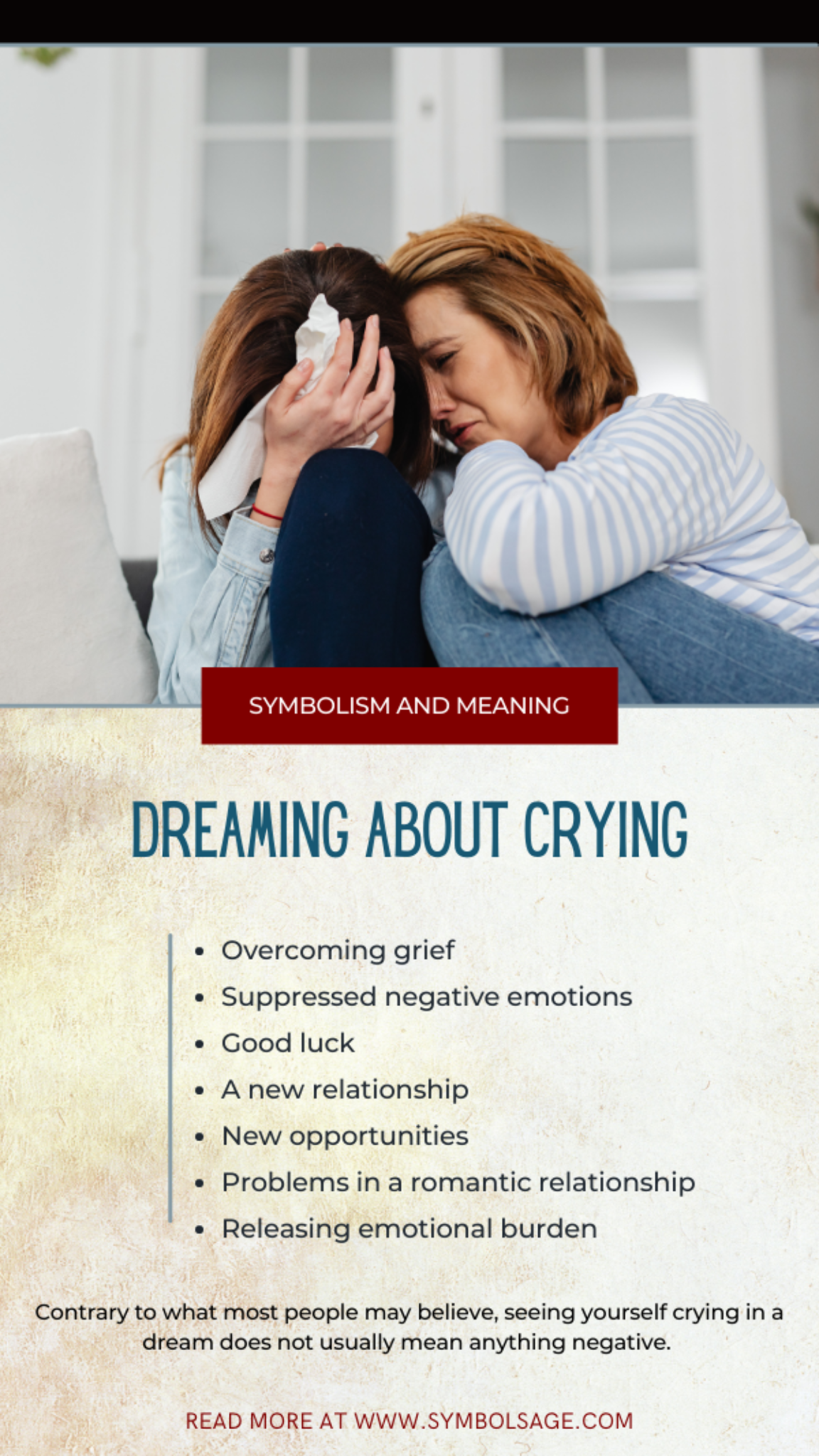 Dreams About Crying – What They Mean - Symbol Sage