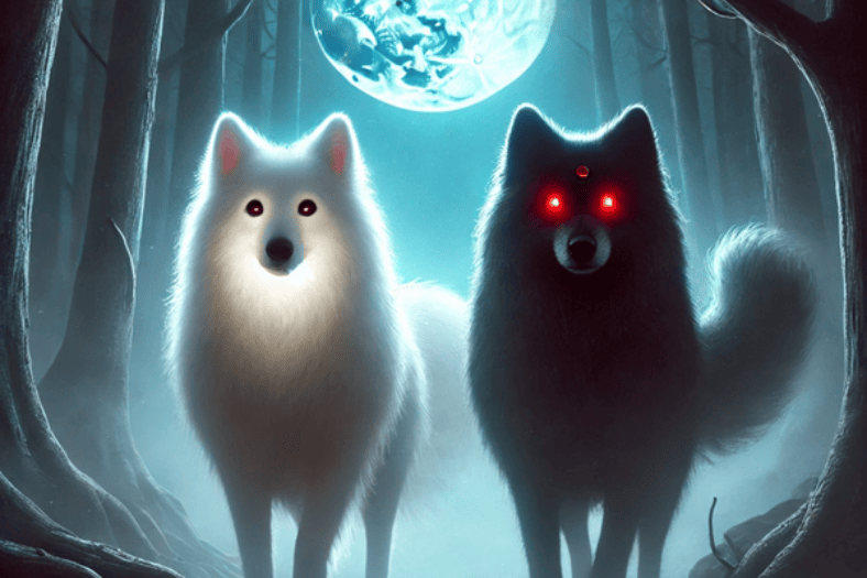 El Cadejo: The Twin Dogs of Fate - Symbol Sage