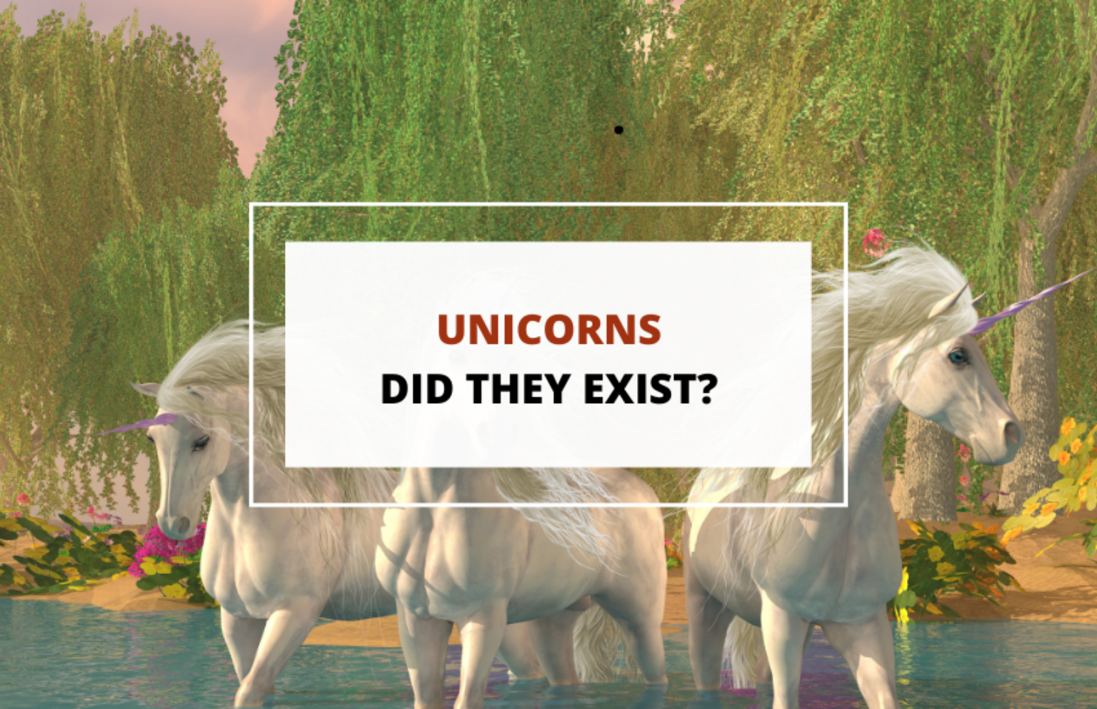 Could Unicorns Have Existed? - Symbol Sage
